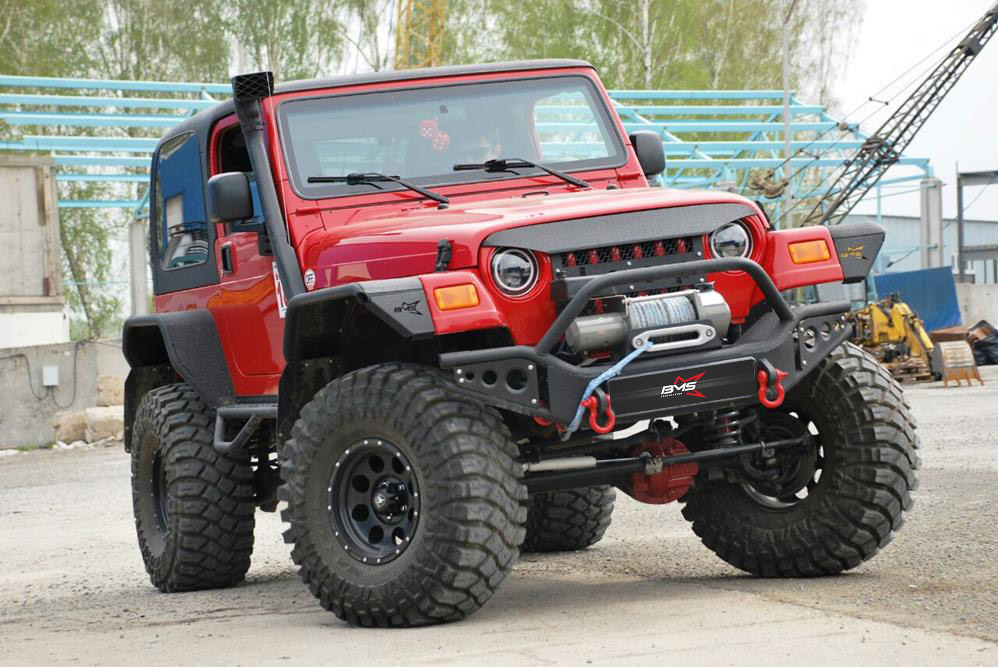 Силовой бампер на Jeep Wrangler TJ от BMS Engineering: цена, фото