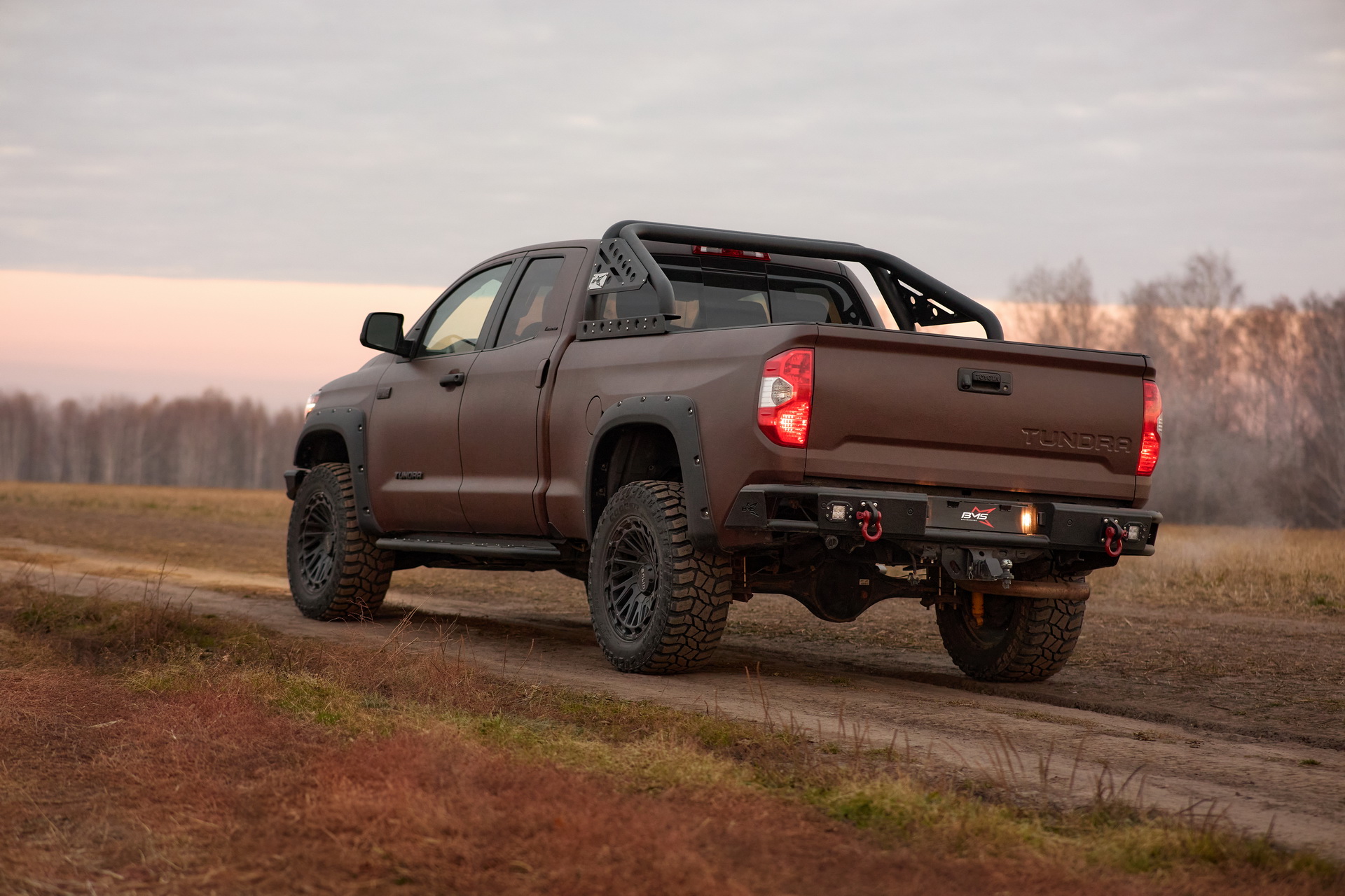 Running Boards BMS ALFA for Toyota Tundra Double Cab 2007-2021 (set ...