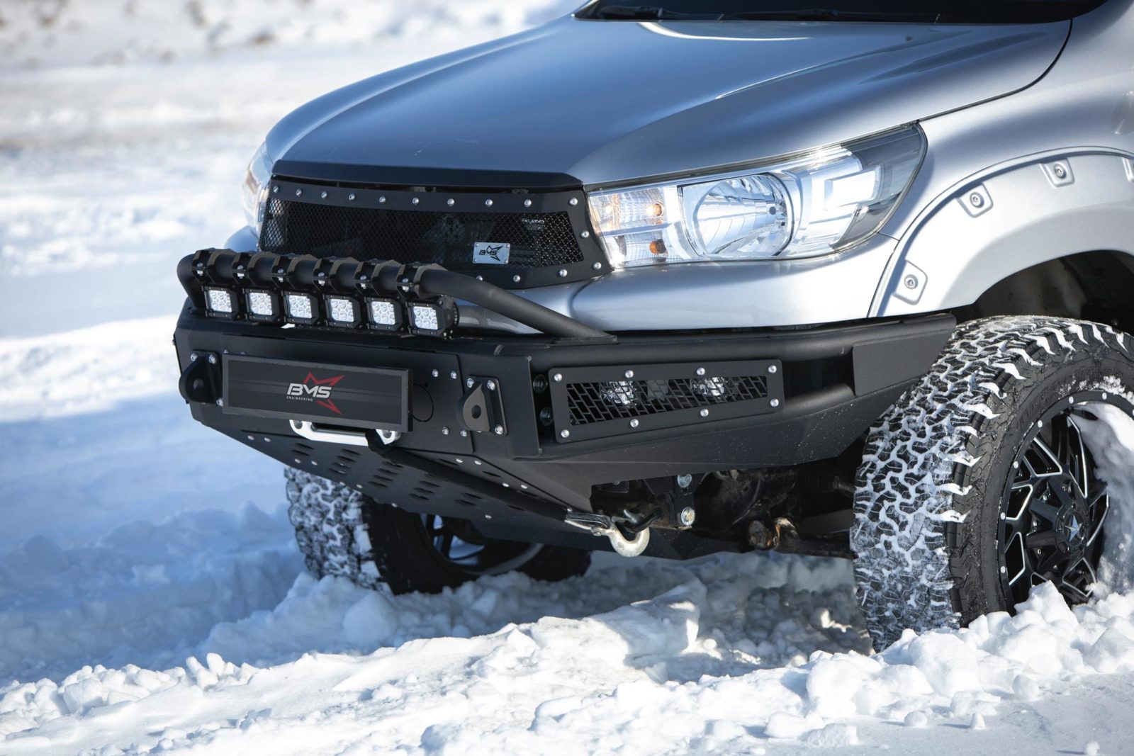 Front Bumper BMS ALFA for Toyota Hilux 2015-2020 купить в BMS-PARTS