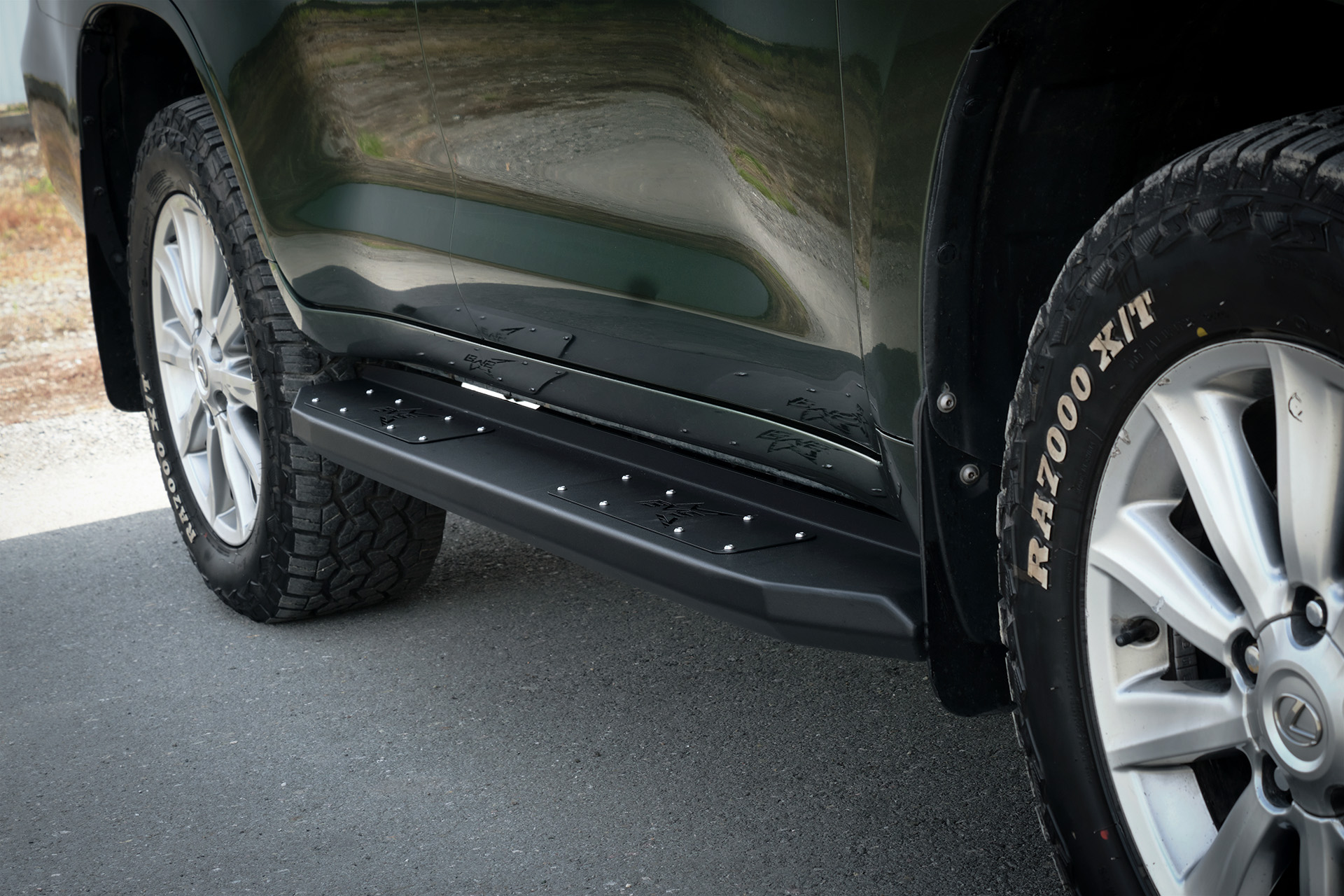 Running Boards BMS PRO-Line for Toyota Land Cruiser 200 2008-2015 (set ...