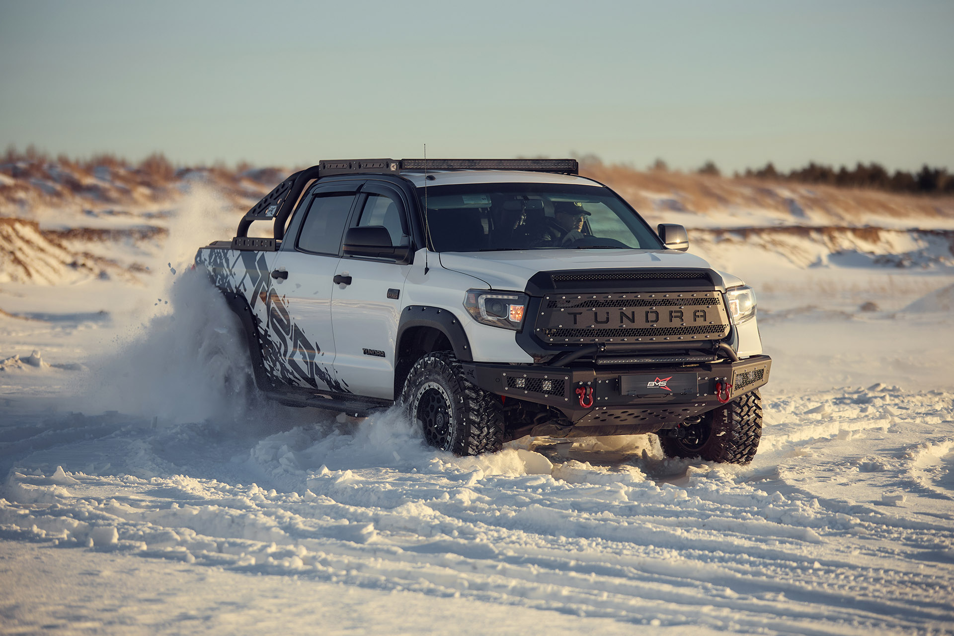 Купить Front Bumper BMS PRO-Line for Toyota Tundra 2014-2021
