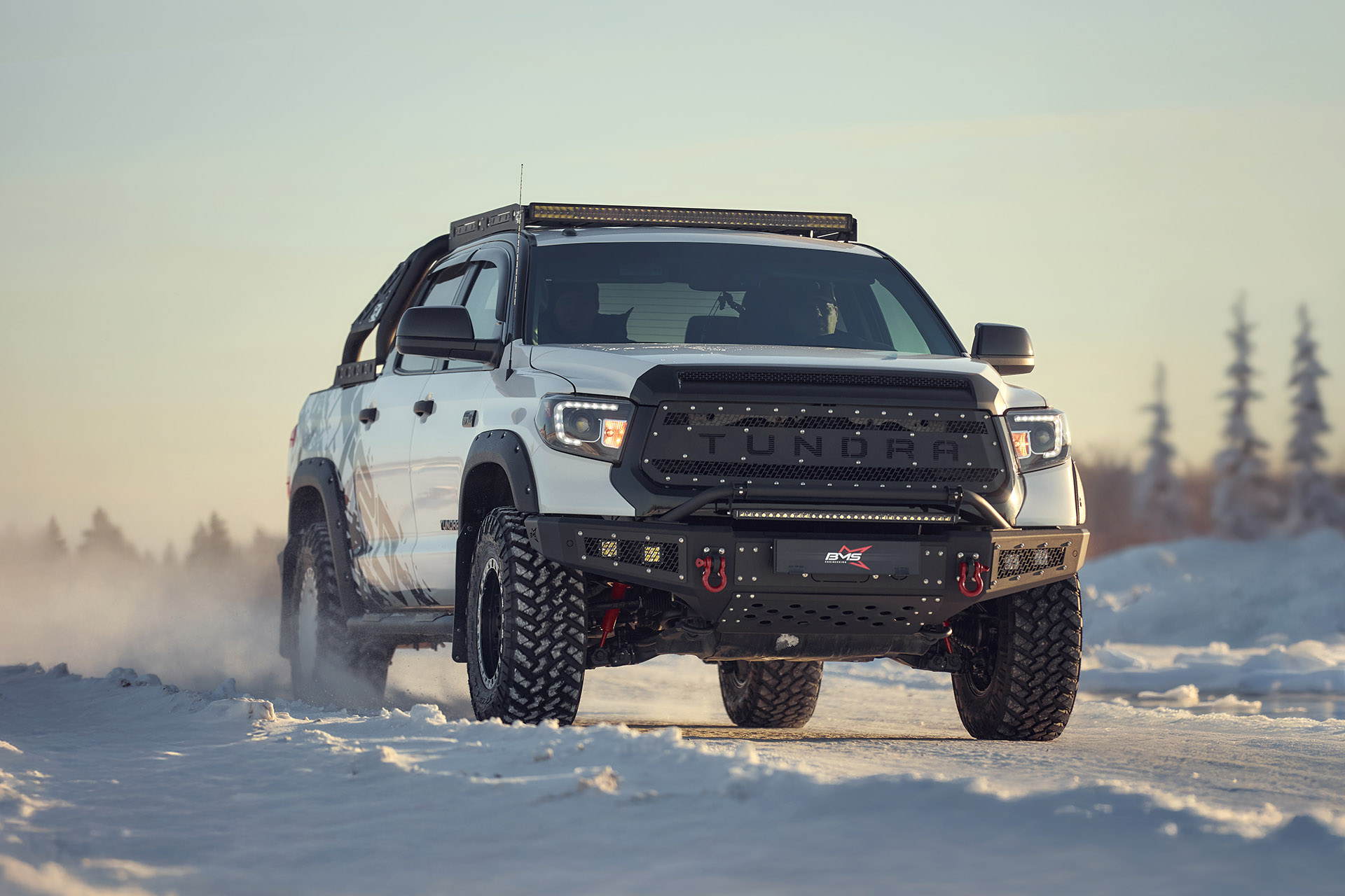 Купить Front Bumper BMS PRO-Line for Toyota Tundra 2014-2021