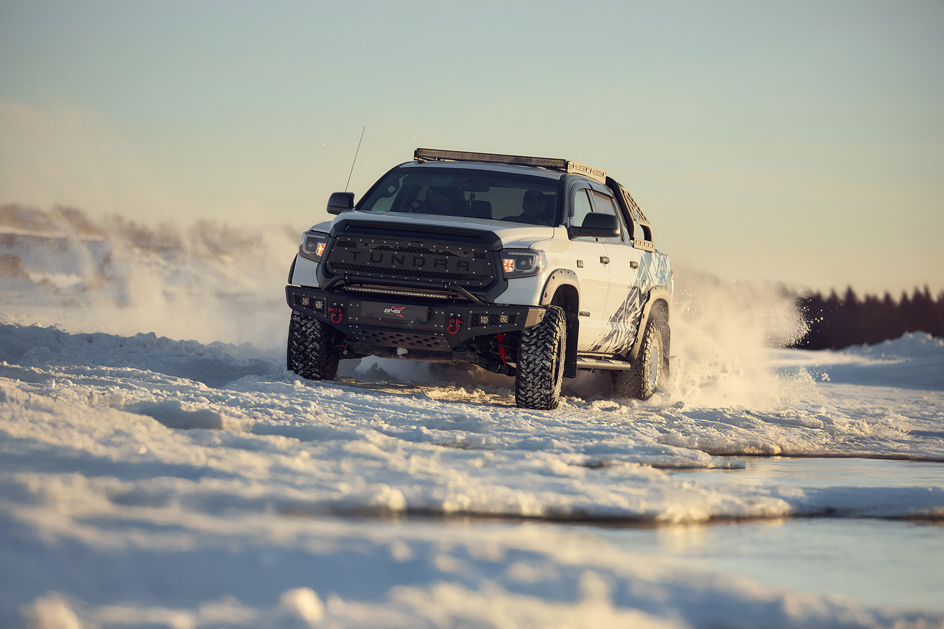 Купить Front Bumper BMS PRO-Line for Toyota Tundra 2014-2021
