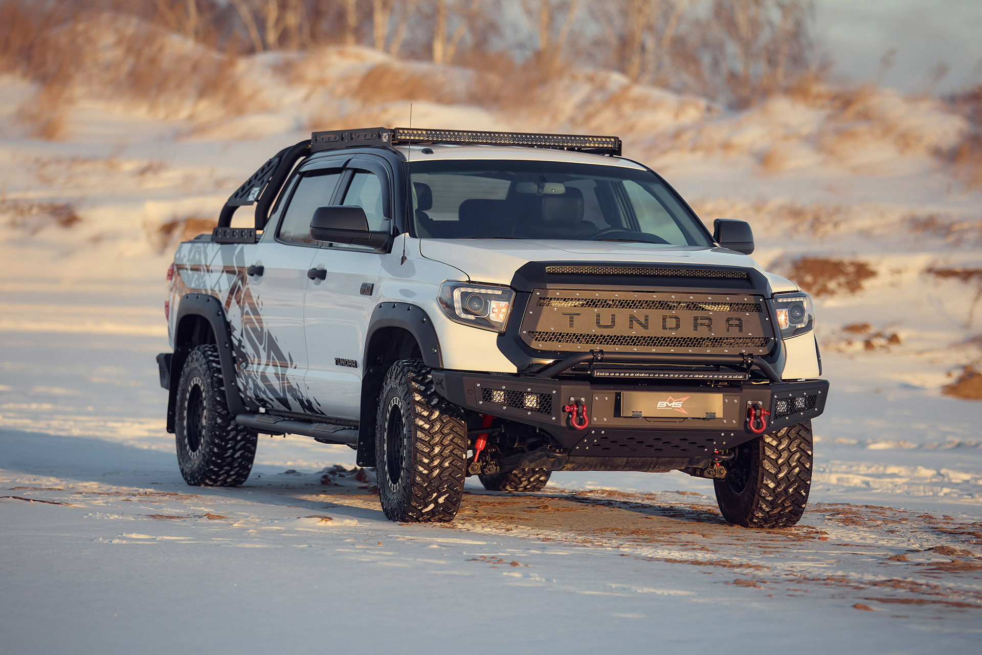 Купить Front Bumper BMS PRO-Line for Toyota Tundra 2014-2021