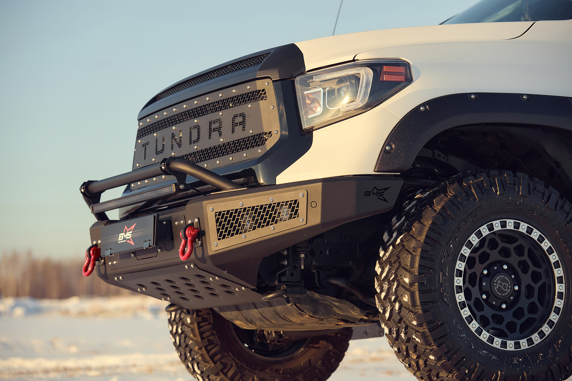 Купить Front Bumper BMS PRO-Line for Toyota Tundra 2014-2021