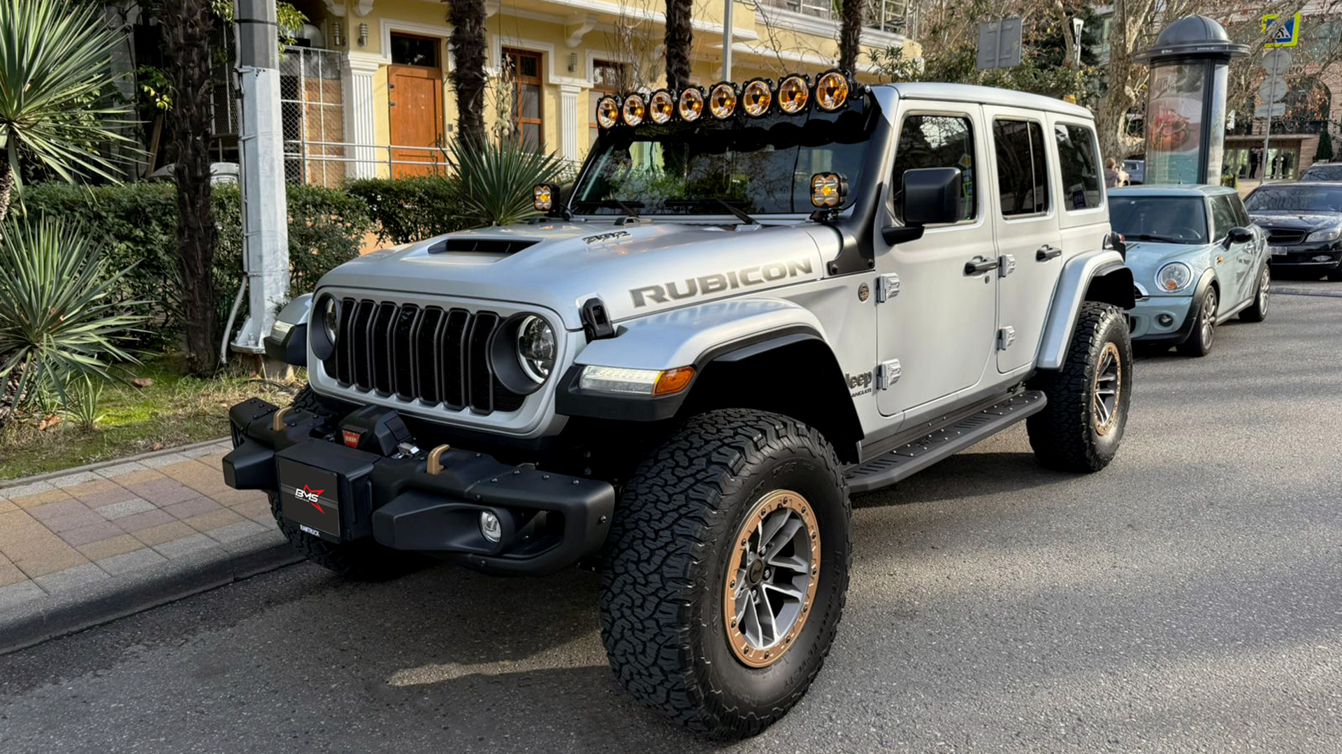 Running Boards BMS ALFA for Jeep Wrangler JL 2018-2024 (set) - BMS-PARTS
