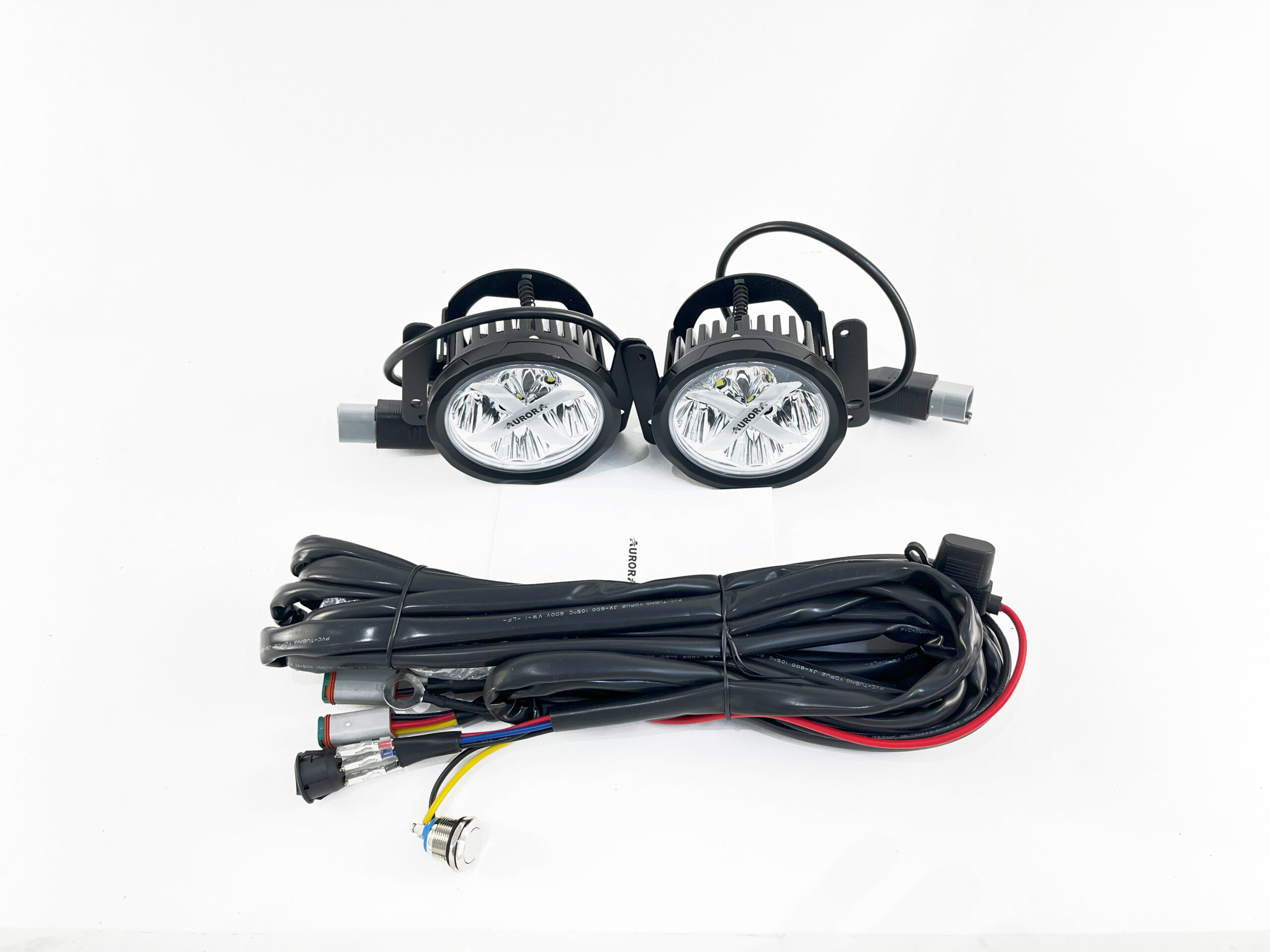 Aurora Round X Series RGB Headlights - BMS-PARTS