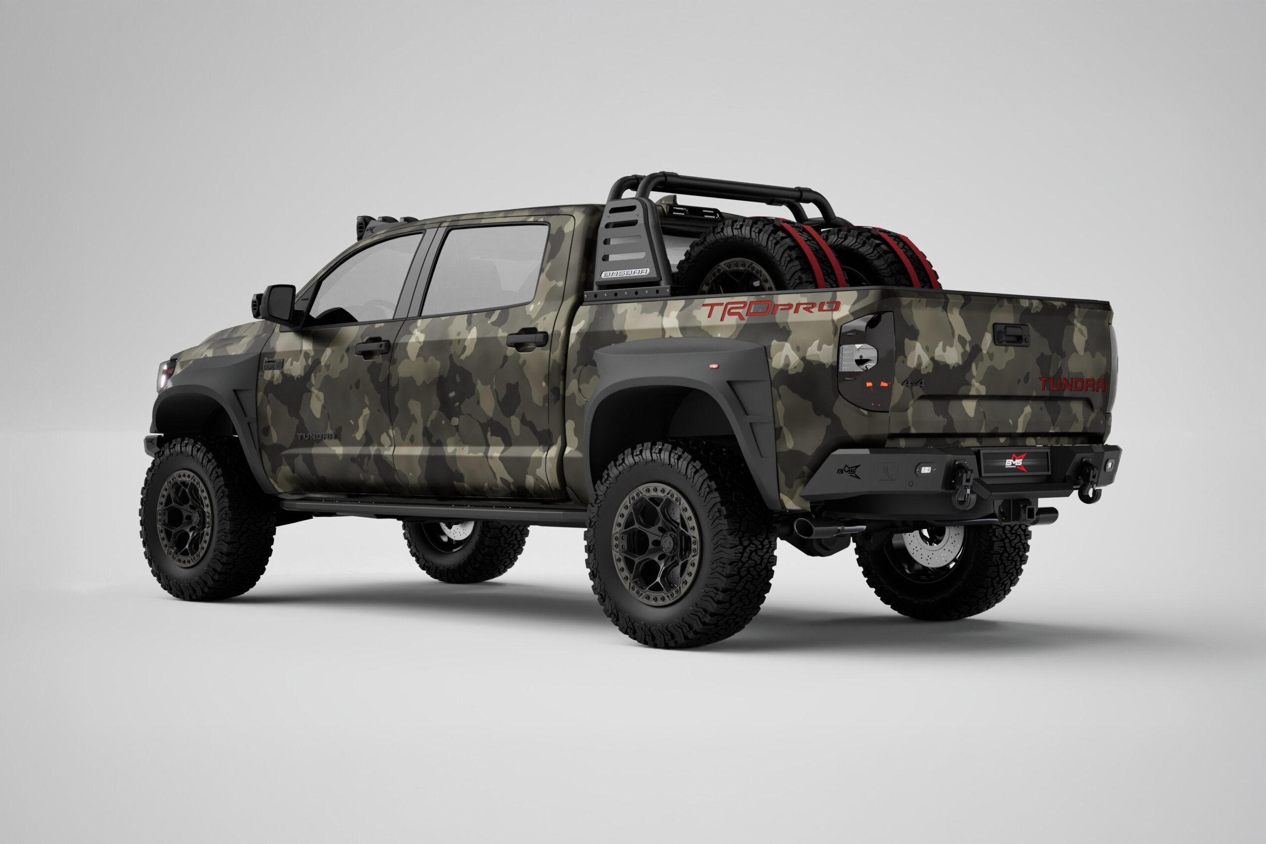 Rear Bumper BMS URBAN for Toyota Tundra 2014-2021 купить - BMS-PARTS