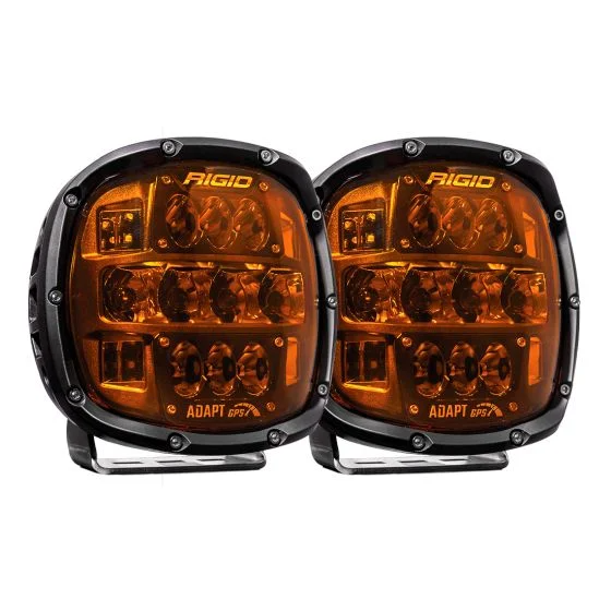 RIGID Adapt XP Xtreme LED Lights 6 Inch Amber PRO Pair - BMS-PARTS